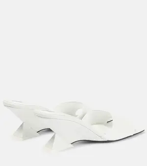 Attico Cheope Leather Mules