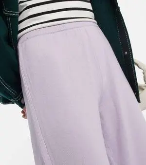 BARRIE Cashmere Tapered Pants - Purple