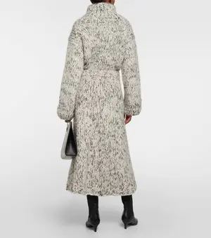 JOSEPH Wool-blend Midi Skirt