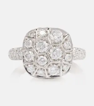 Pomellato Nudo Assoluto 18kt Rose And White Diamond Ring