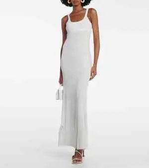 Jacquemus Maxi Ribbed-knit Dress