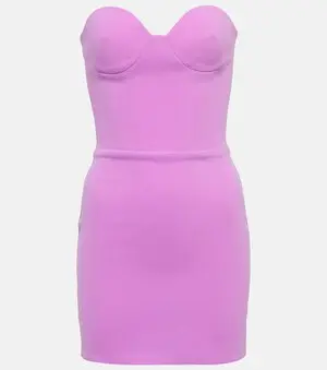 Alex Perry Clay Bustier Mini Dress
