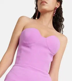 Alex Perry Clay Bustier Mini Dress