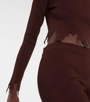 JW Anderson Distressed Crop Top