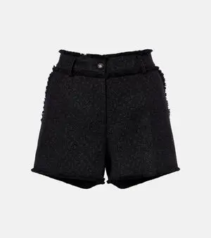Dolce & Gabbana Wool-blend Tweed Shorts