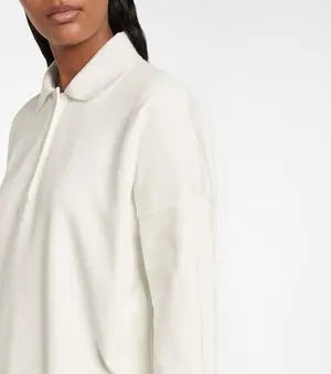 THE ROW Corzas Cotton Polo Sweater