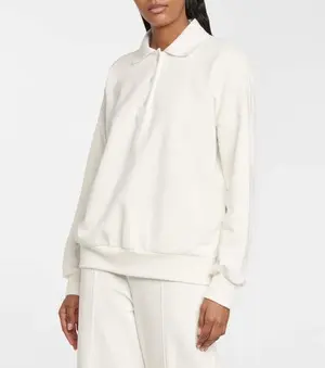 THE ROW Corzas Cotton Polo Sweater