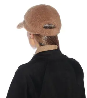 Max Mara Camel Hair And Silk Baseball Cap