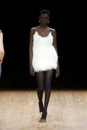 Coperni Feather Mini Dress