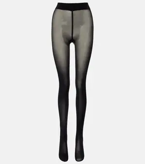 Wolford Pure Shimmer 40 Tights - Black