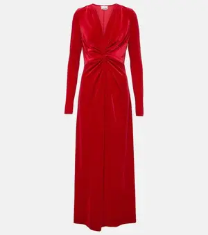 Ganni Gathered Evening Dresses