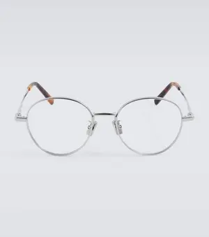 Dior Cd Diamondo R3u Round Glasses - Silver