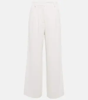 Etro High-rise Cropped Pleated Pants