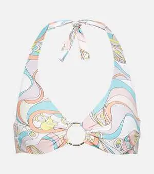 Melissa Odabash Brussels Printed Bikini Top - Multicoloured