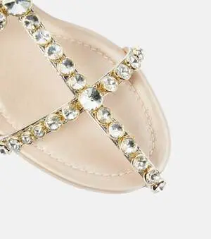 Giambattista Valli Maharani Embellished Leather Sandals