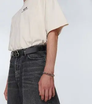 Balenciaga Bb Brass Bracelet