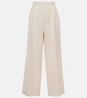Wardrobe.NYC High-rise Wide-leg Wool Pants