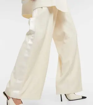 Wardrobe.NYC High-rise Wide-leg Wool Pants