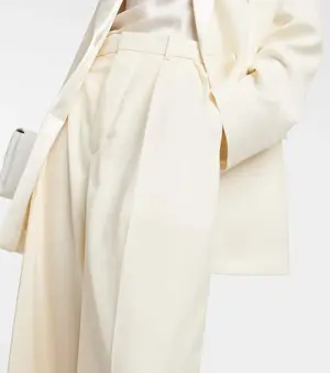 Wardrobe.NYC High-rise Wide-leg Wool Pants