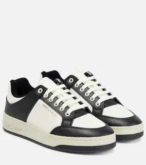 Saint Laurent Sl/61 Leather Sneakers - Black