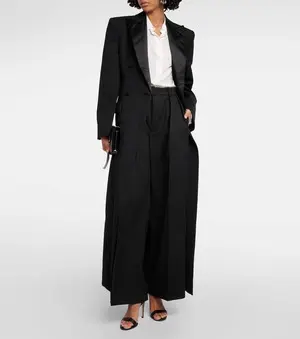 Wardrobe.NYC Pleated Wide-leg Trousers