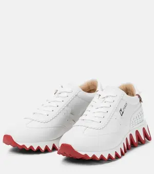 CHRISTIAN LOUBOUTIN Loubishark Leather Trainers - White