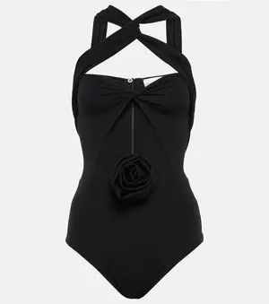 Magda Butrym Cutout Bodysuit - Black