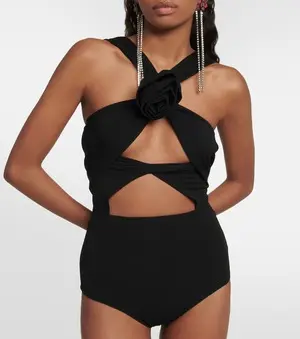 Magda Butrym Cutout Bodysuit - Black