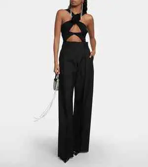 Magda Butrym Cutout Bodysuit - Black