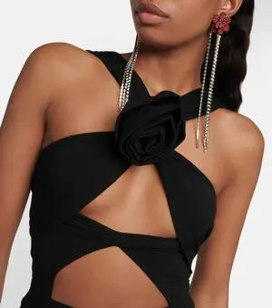 Magda Butrym Cutout Bodysuit - Black