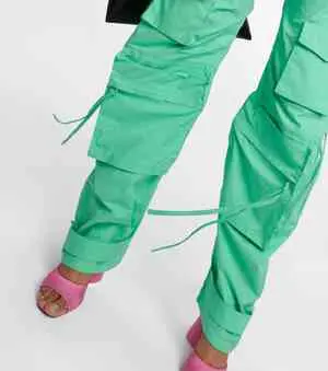Attico Fern Cargo Pants - Green