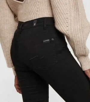 7 For All Mankind Roxanne Mid-rise Skinny Jeans