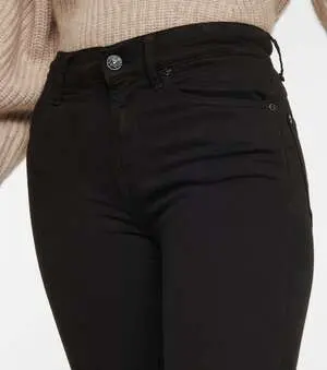 7 For All Mankind Roxanne Mid-rise Skinny Jeans