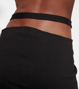 Attico Cutout Midi Skirt