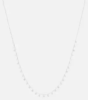 PERSEE Danae 18kt Gold Diamond Necklace - White