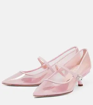 ROGER VIVIER Babies Virgule Pumps