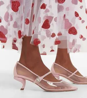 ROGER VIVIER Babies Virgule Pumps