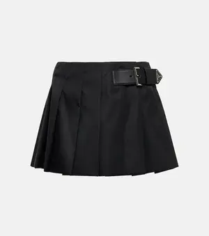 Prada Pleated Mini Skirt