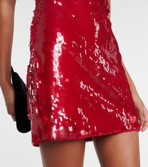 Staud Eclipse Sequined Minidress