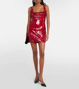 Staud Eclipse Sequined Minidress