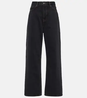 Wardrobe.NYC High-rise Straight Leg Jeans