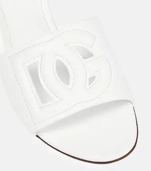 Dolce & Gabbana Dg Leather Mules