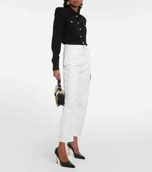 Balmain High-rise Straight Jeans