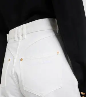 Balmain High-rise Straight Jeans