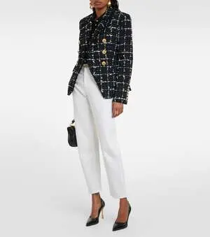 Balmain High-rise Straight Jeans