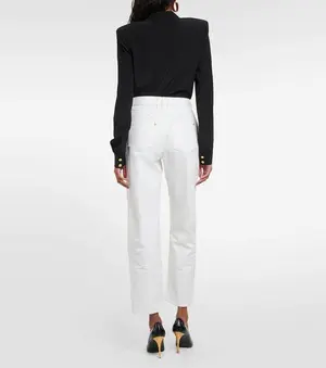 Balmain High-rise Straight Jeans