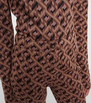 Diane Von Furstenberg Printed Flared Pants