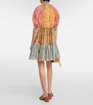 Zimmermann Junie Floral Cotton Minidress