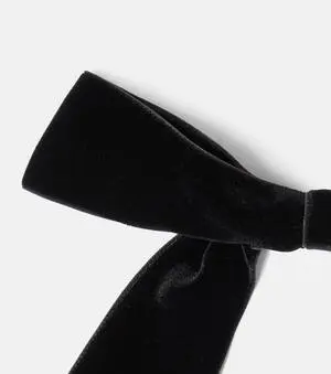 JENNIFER BEHR Adley Bow Velvet Barrette