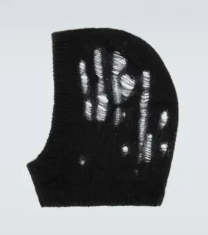 Rick Owens Distressed Ski Mask